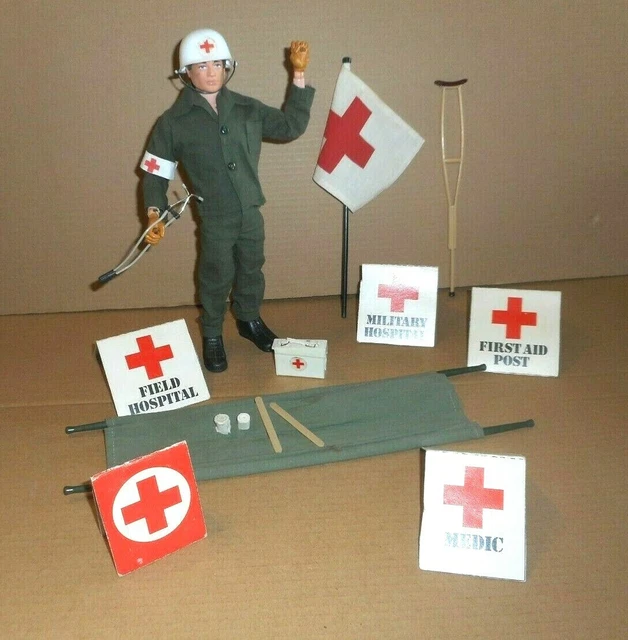 VINTAGE PALITOY ACTION MAN vam - complete ARMY MEDIC second issue - 70s ...