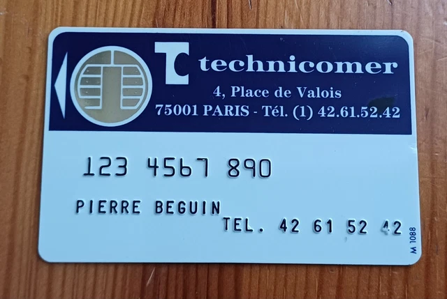 TRES ANCIENNE CARTE De Demonstration Technicomer Puce Bull Factice B.e !!! EUR 5,00 - PicClick FR