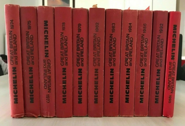 GUIDE ROUGE MICHELIN GREAT BRITAIN and IRELAND - Lot 11 Guides ...