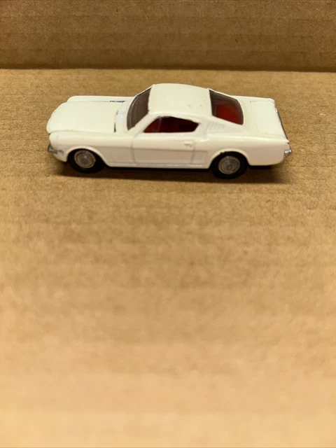 1965 WHITE FORD MUSTANG "FASTBACK" - MINI DINKY - SCARCE 1970s $14.99 ...