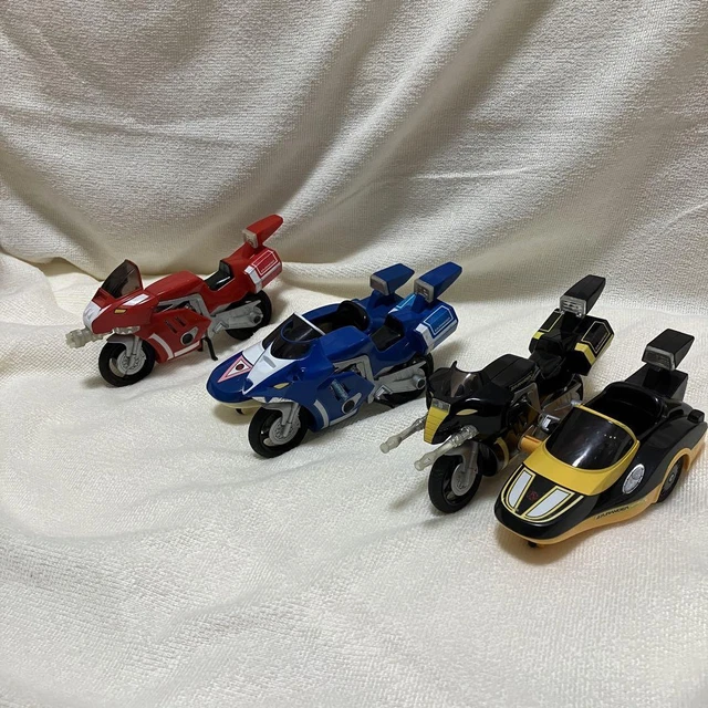MIGHTY MORPHIN POWER Rangers Zyuranger Saurer Machine Motorcycle 3p set ...