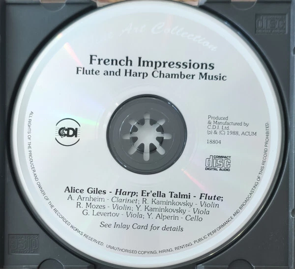 MAURICE RAVEL / Claude Debussy / Albert Roussel / André Caplet Alice ...