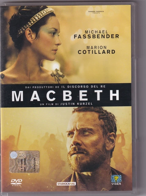 MACBETH DVD JUSTIN Kurzel Michael Fassbender Marion Cotillard M08827 EUR 9,89 - PicClick IT