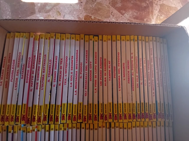 LOTTO FUMETTI TEX Nuova Ristampa Sequenza Completa 31 / 40 - Bonelli ...