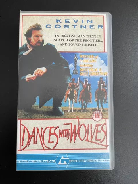 DANCES WITH WOLVES (VHS) 1990 Kevin Costner Epic Academy Award Winning ... DANCES WITH WOLVES (VHS) 1990 Kevin Costner Epic Academy Award Winning ...