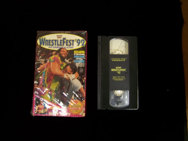 WWF WRESTLEFEST 92, Coliseum Video, VHS £33.92 - PicClick UK