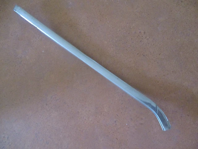 HOLDEN HK HT hg monaro passenger side rear quarter glass chrome mould ...