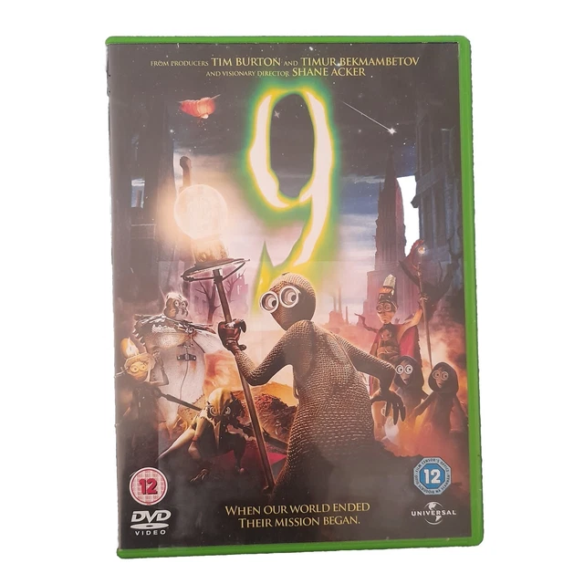 9 (DVD, 2009) Elijah Wood Christopher Plummer Cert 12 Region 2,5 Free ...