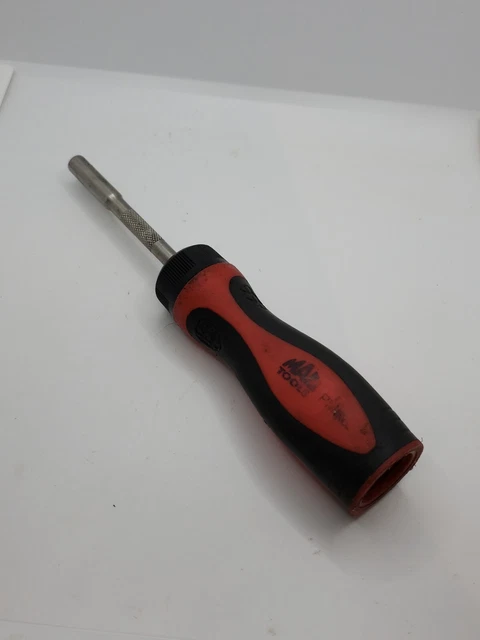 MAC TOOLS 1/4& Hex Bit Ratcheting Reversible Screwdriver PMR8Z ...