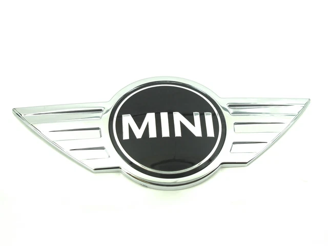 GENUINE NEW MINI BONNET BADGE Front Emblem R55 R56 R57 R58 R59 One ...