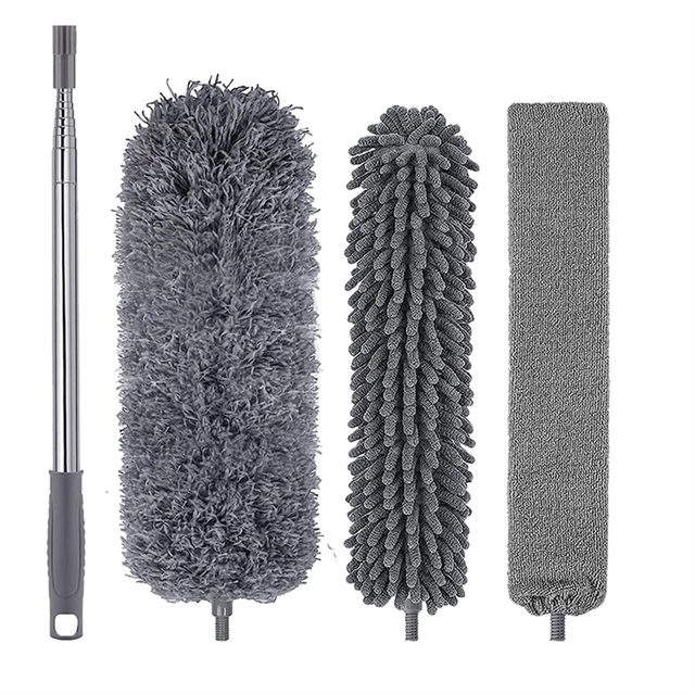 4PCS MICROFIBER DUSTER Kit with Extension Pole 30-110 Inches for ...