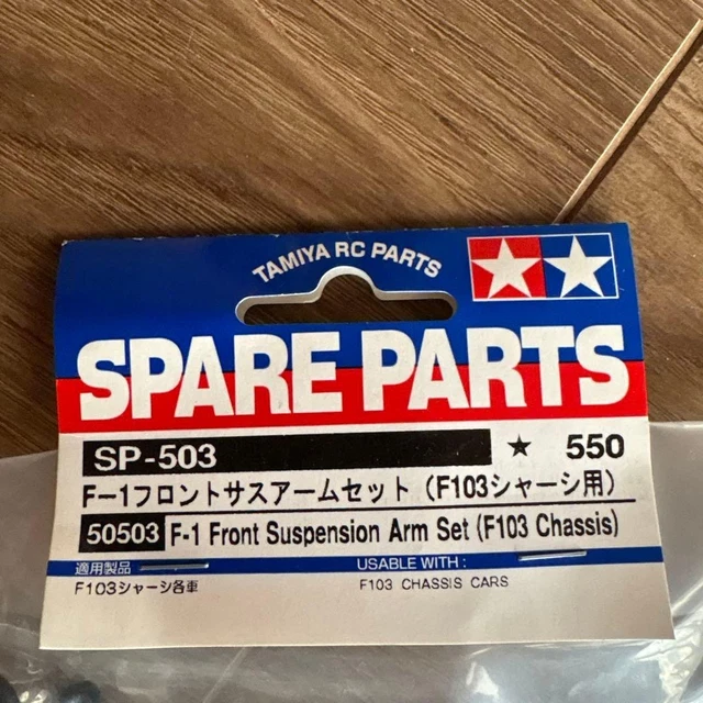 TAMIYA F-1 FRONT Suspension Arm Set Sp-503 £27.31 - PicClick UK