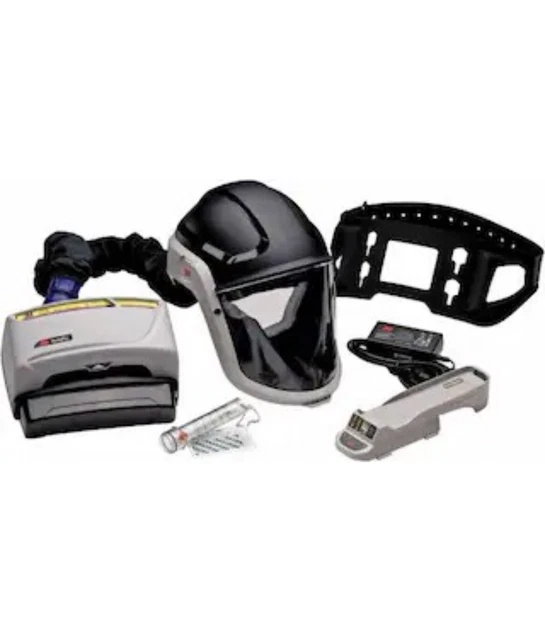 3M TR-600 VERSAFLO PAPR Kit Powered Air Purifying Full Face Respirator ...