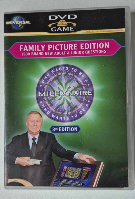 WHO WANTS TO Be A Millionaire DVD Game Family Picture 3rd Edition ...