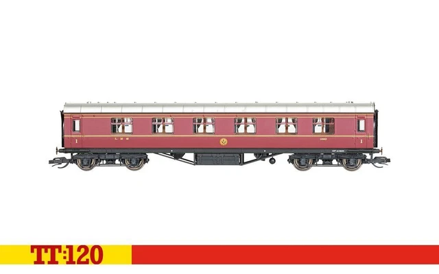 PASSENGER COACH ROLLING Stock 57 Corridor First 1062 LMS Hornby 1:120 ...