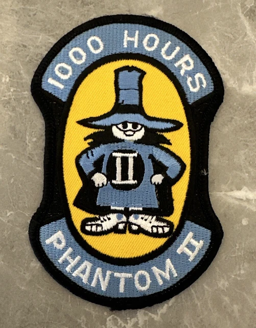 MCDONNELL DOUGLAS F-4 Phantom II Cloth Patch/Badge “1000 Hours” With ...