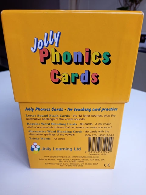 JOLLY PHONICS, LETTER Sound Flash Cards by Sara Wernham £0.99 - PicClick UK