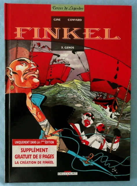 FINKEL TOME 3 Genos EO avec cahier graphique et sticker ETAT NEUF Gine ...