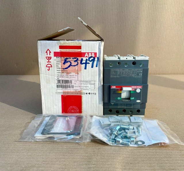 ABB SACE TMAX T3N 250 Disjoncteur 3 Pole 63 Amp 1SDA053491R1 #NEW EUR 229,85 - PicClick FR
