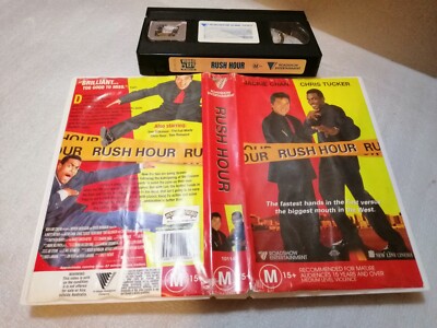RUSH HOUR (JACKIE Chan) Australian Roadshow Ent. Vhs Issue - Cult ...