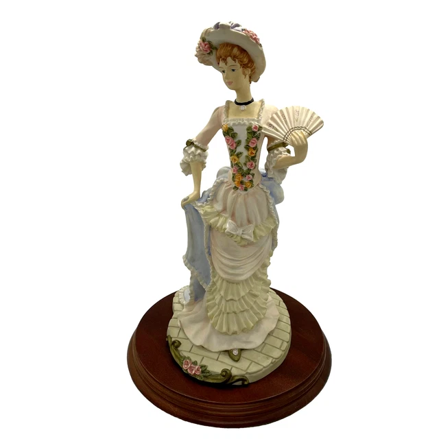 VINTAGE THE LEONARDO Collection Society Belle Lady Figurine Ornament £ ...