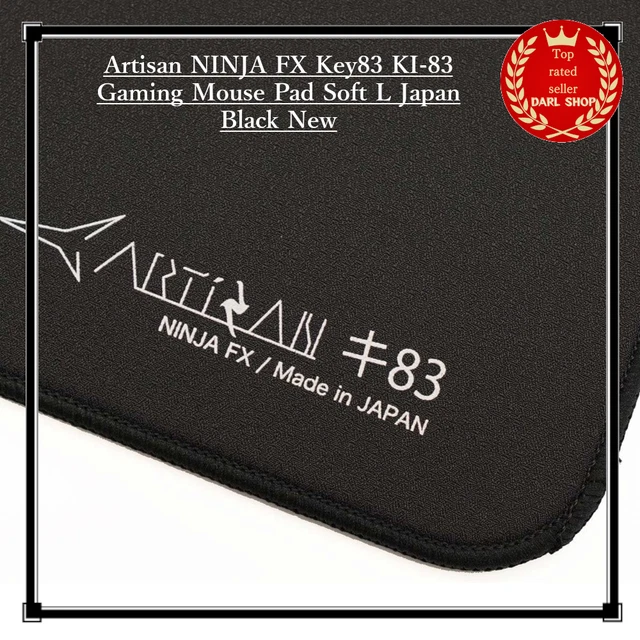 ARTISAN NINJA FX Key83 KI-83 Gaming Mouse Pad Soft L Japan Black New £ ...