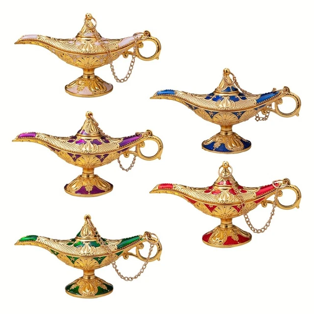 LAMPE VINTAGE ALADDIN Genie design en relief 3D antirouille et ...