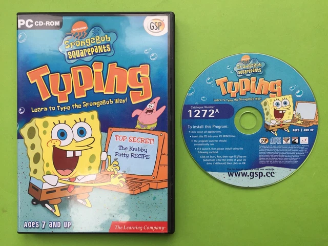 SPONGEBOB SQUAREPANTS TYPING Learn to Type the SpongeBob Way Children’s ...