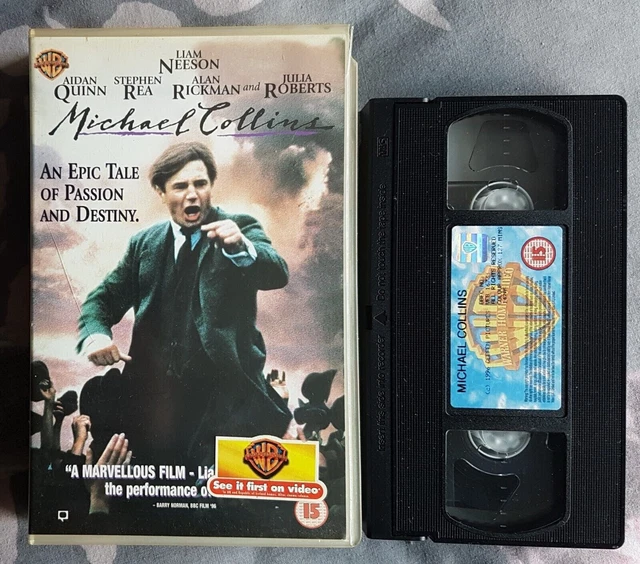 MICHAEL COLLINS (VHS) BIG BOX - Liam Neeson + Julia Roberts + Alan ...