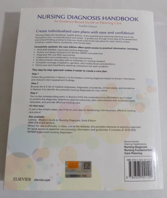 NURSING DIAGNOSIS HANDBOOK an Evidence-Based Guide(ACCESS CODE ...