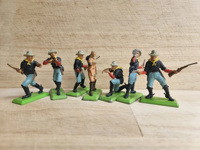 BRITAINS TOY SOLDIERS. Custers 7th Cavalry x7 Vintage. American £21.00 ...
