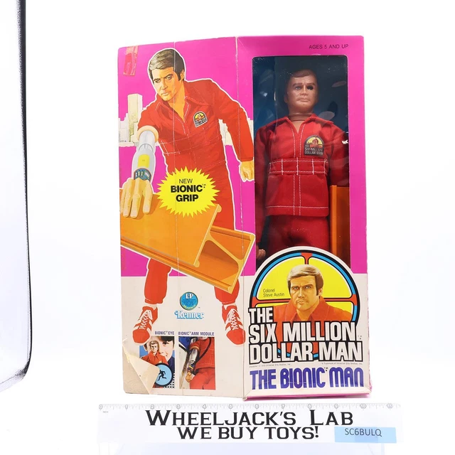 STEVE AUSTIN BIONIC Grip Six Million Dollar Man Bionic Man Kenner NEW ...