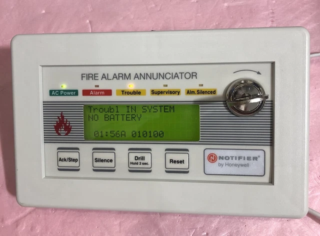 NOTIFIER FDU-80 FIRE Alarm Character Display Annunciator.USED. Works ...