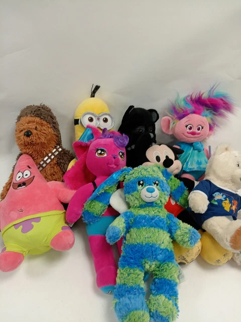 LARGE BUNDLE VARIOUS Build A Bear Soft Plush Toys Star Wars Patrick ...