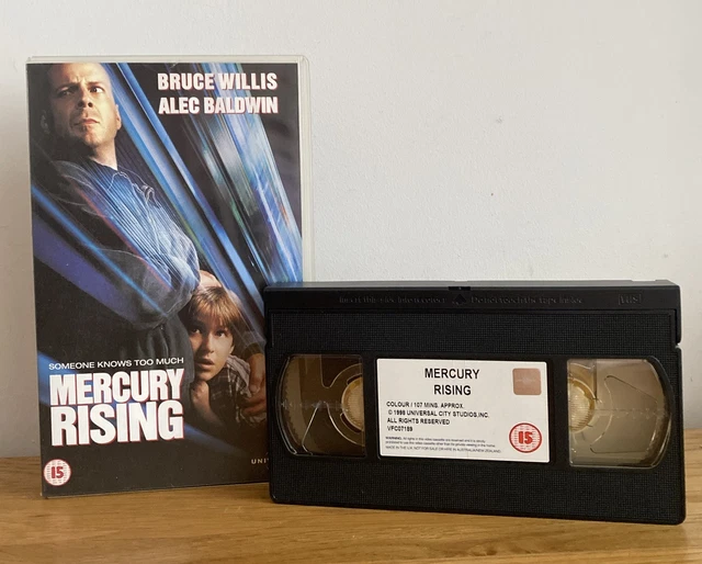 MERCURY RISING VHS Big Box Ex-rental Video - Bruce Willis Alec Baldwin £5.92 - PicClick UK