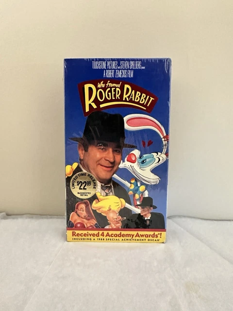 WHO FRAMED ROGER Rabbit VHS NEW 1988 Touchstone Pictures (Factory ...