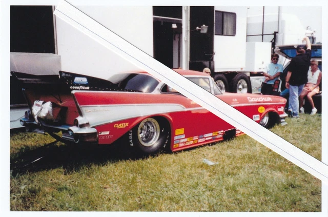VINTAGE DRAG RACING-TOM McEwen-1957 Chevy Funny Car-1992 NHRA ...