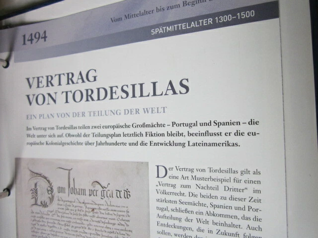 GESCHICHTE EUROPAS 476-1500 Spätmittelalter Vertrag von Tordesillas ...