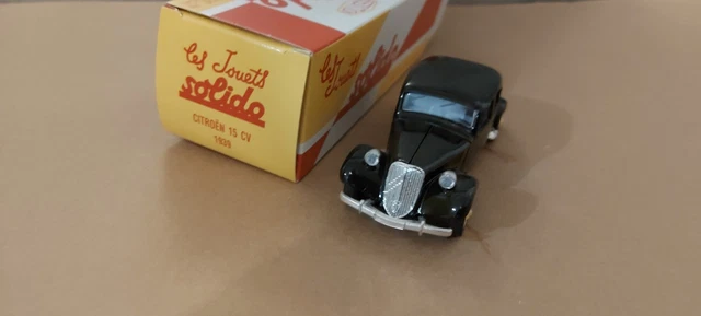 SOLIDO TRACTION CITROEN 15CV de 1939 en boite d'origine EUR 9,90 ...