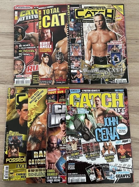 LOT DE 7 Magazines De Catch 2010-2012 EUR 20,00 - PicClick FR