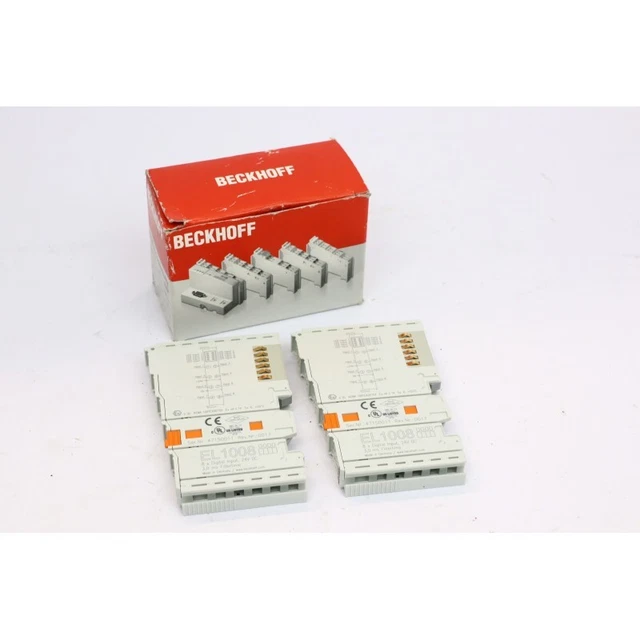 2PCS BECKHOFF EL1008 EL10080000 8x Digital Input, 24V DC (B59) EUR 70 ...