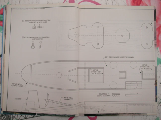 MODEL BOAT PLANS of the USS Ripley a freelance WW2 destroyer & original ...