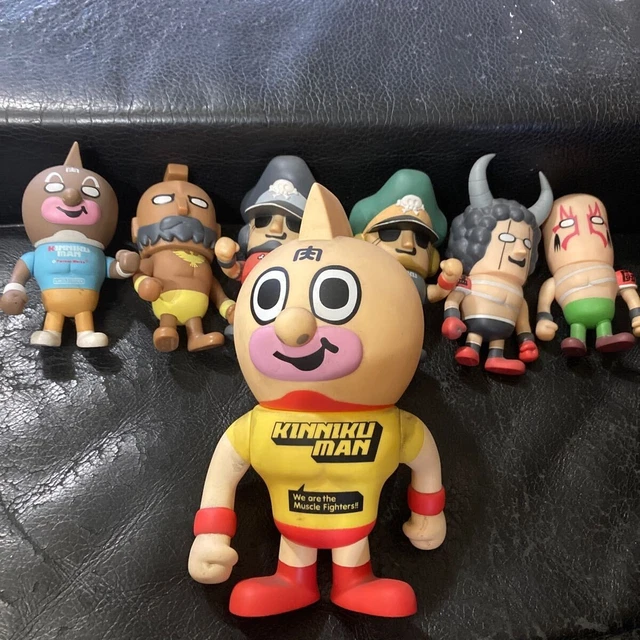 7 OLD FIGURES Kinnikuman Buffaloman Brocken Jr Brocken Man Mongolian ...