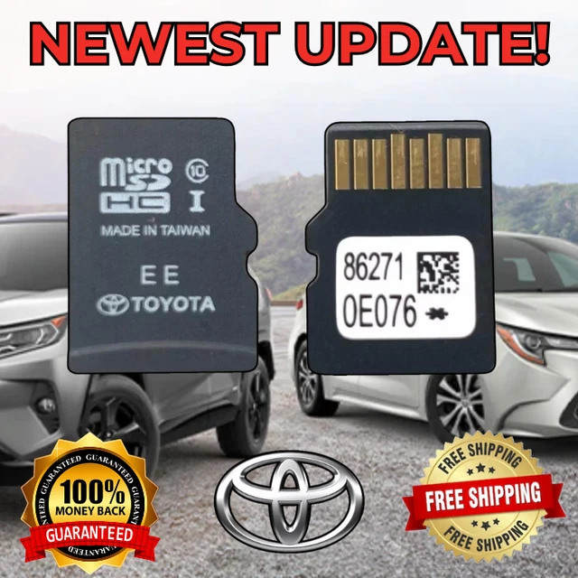 TOYOTA NAVIGATION MICRO SD CARD 2024 GPS NAVIGATION 86271 0E076 USA/CANADA $57.00 - PicClick AU