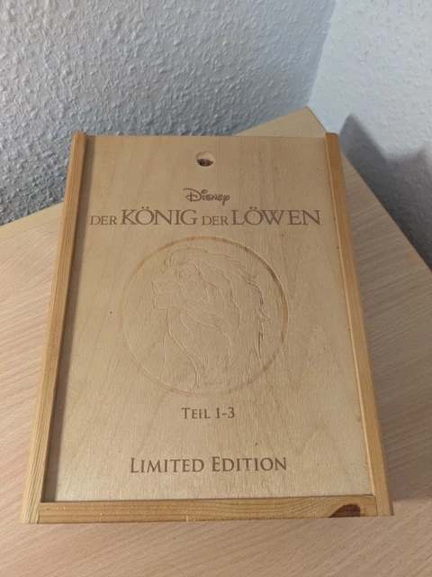 BLU-RAY DER König der Löwen - Teil 1-3 (Holzbox) [Limited Edition] [3 ...