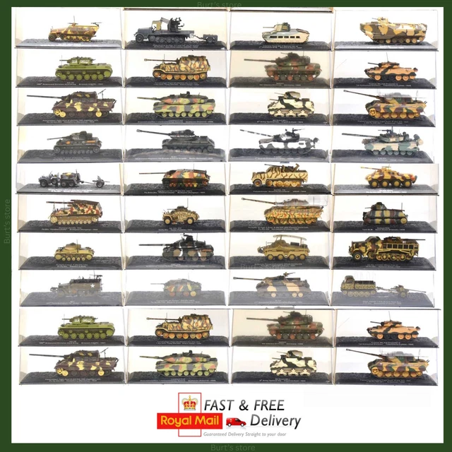DEAGOSTINI ALTAYA TANKS 1/72 military vehicle/Combat Tank WW2 German ...