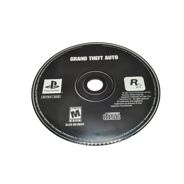 GRAND THEFT AUTO (Sony PlayStation 1, 1998) PS1 Disc Only! Tested ...