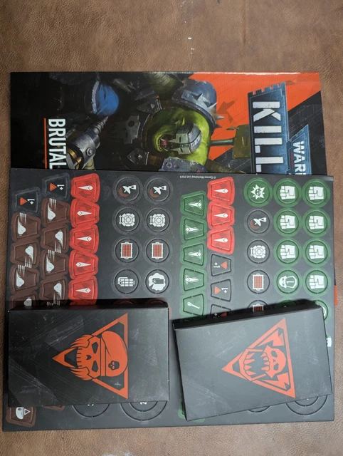 WARHAMMER 40K KILL TEAM BRUTAL AND CUNNING DOSSIER BOOK, COUNTERS,CARD ...