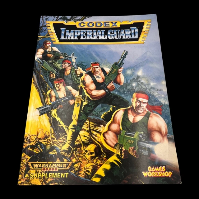 GAMES WORKSHOP IMPERIAL Guard Codex - 2nd Edition 1995 Warhammer 40k £ ...