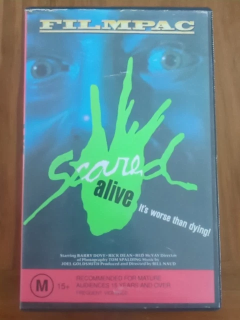 SCARED ALIVE VHS/PAL 80s Horror Slasher Filmpac 1989 $35.95 - PicClick AU